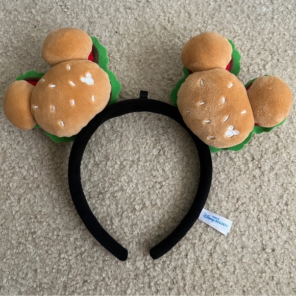 Disney | Accessories | Japan Tokyo Disney Mickey Shaped Burger Ear ...